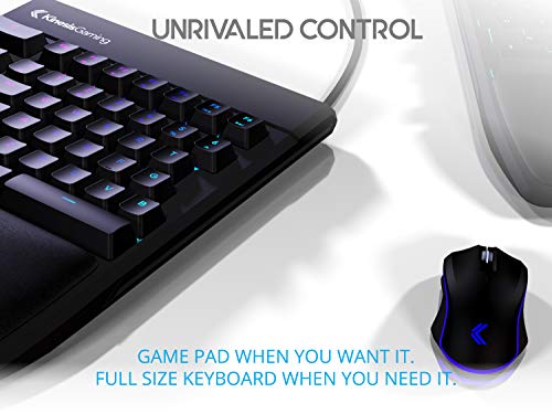 KINESIS USB GAMING Freestyle Edge RGB Split Mechanical Keyboard (MX Blue)