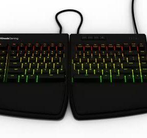 KINESIS USB GAMING Freestyle Edge RGB Split Mechanical Keyboard (MX Blue)