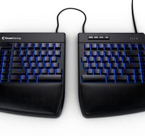 KINESIS USB GAMING Freestyle Edge RGB Split Mechanical Keyboard (MX Blue)