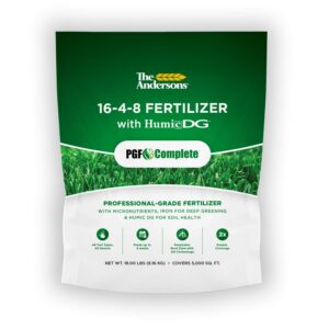 the andersons professional pgf complete 16-4-8 fertilizer with 7% humic dg 5,000 sq ft