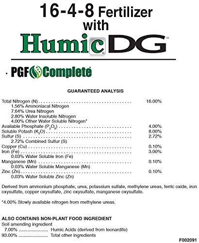 The Andersons Professional PGF Complete 16-4-8 Fertilizer with 7% Humic DG 5,000 sq ft