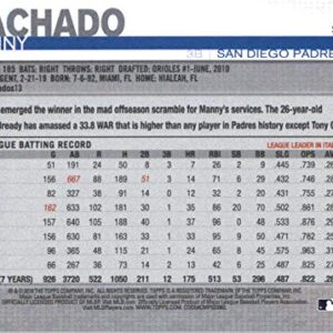 2019 Topps #500 Manny Machado San Diego Padres Baseball Card