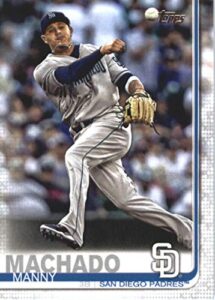 2019 topps #500 manny machado san diego padres baseball card