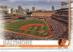 2019 topps #441 oriole park at camden yards baltimore orioles baseball card