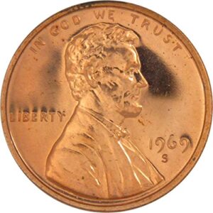 1969 s lincoln memorial cent choice proof penny 1c coin collectible