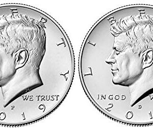 2019 P and D Kennedy Half Dollars Uncirculated