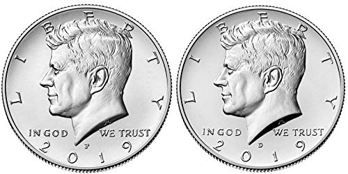 2019 P and D Kennedy Half Dollars Uncirculated