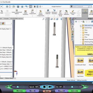 SOLIDWORKS 2019: Advanced Parts and Assemblies – Video Training Course