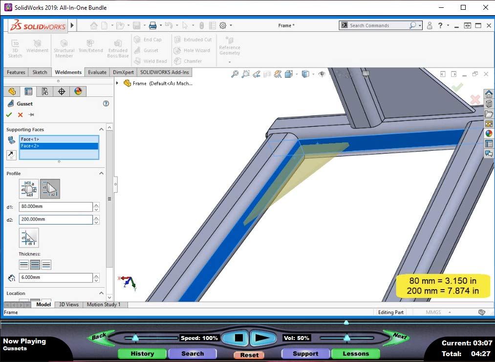 SOLIDWORKS 2019: Advanced Parts and Assemblies – Video Training Course