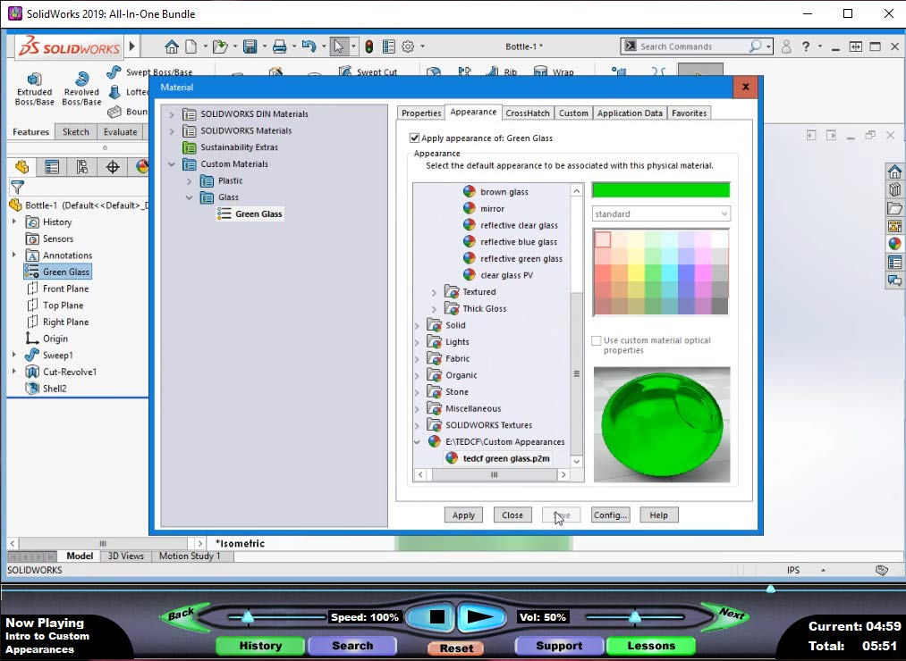 SOLIDWORKS 2019: Advanced Parts and Assemblies – Video Training Course