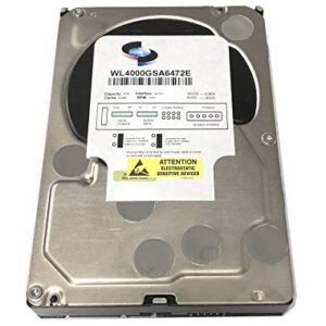 WL 4TB 7200RPM 64MB Cache SATA 6Gb/s 3.5inch Internal Desktop Hard Drive (for Server, RAID, NAS, DVR, Desktop PC) (Renewed)