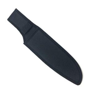 8" santoku knife scabbard sheath sande knife sheath (black nylon)