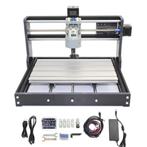 rattmmotor 3018 pro cnc wood router machine 3 axis grbl control usb port diy mini small cnc router machine kit plastic acrylic pvc pcb wood engraver milling carving machine working area 30x18x4.5cm