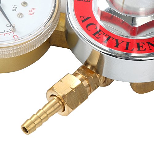 Acetylene Regulator: Welding gas welder Acetylene Regulator Compatible with Harris Victor Torch Cutting kits CGA510