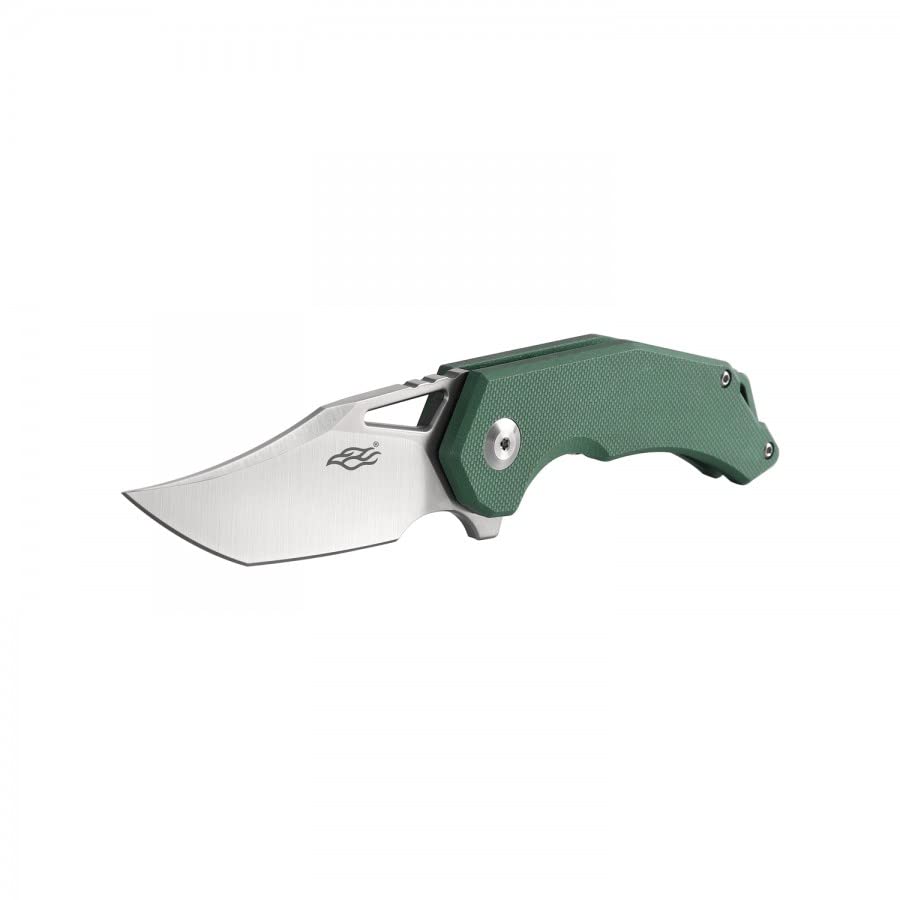 Firebird GANZO FH61-GB Pocket Folding Knife Razor Sharp D2 Steel Blade Ergonomic G10 Anti-Slip Handle with Clip Hunting Fishing Camping Gear Outdoor Folder EDC Pocket Knife (Green)