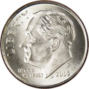 2009 p roosevelt dime bu uncirculated mint state 10c us coin collectible