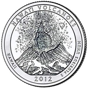 2012 P,D,S BU Hawaii Volcanoes National Park NP Quarter Choice Uncirculated US Mint 3 Coin Set