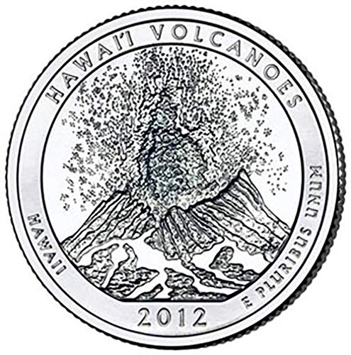 2012 P,D,S BU Hawaii Volcanoes National Park NP Quarter Choice Uncirculated US Mint 3 Coin Set