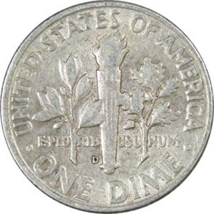 1948 D Roosevelt Dime AG About Good 90% Silver 10c US Coin Collectible