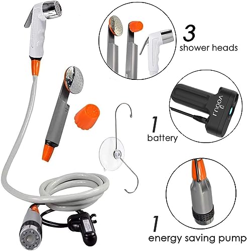 Electric Portable Bidet Handheld Battery,Bidet Handheld Water Sprayer Portable Rechargeable Battery Powered (Bidet+Shower)