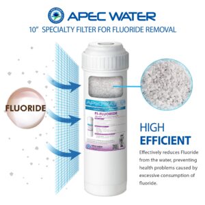 APEC Water Systems FI-Fluoride 2.5"x10" Fluoride Reduction Specialty Water Filter