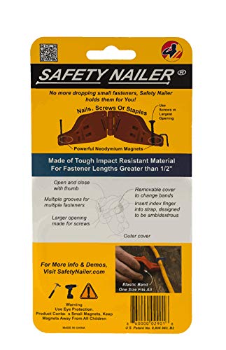 Safety Nailer Mini- For Finish Nails, Small Screws, and Staples