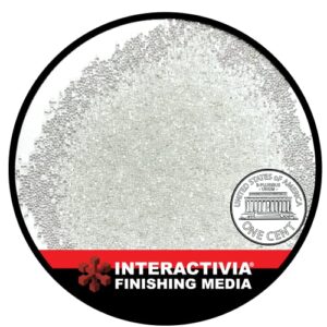 #3 Glass Beads - 19 lb or 8.6 kg - Blasting Abrasive Media (Very Coarse) 20-30 Mesh or Grit - Spec No 3 for Blast Cabinets Or Sand Blasting Guns - Large Beads for Peening and Finishing