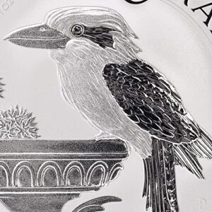 1990 P 1 oz Silver Kookaburra Brilliant Uncirculated with Certificate of Authenticity $1 Seller BU