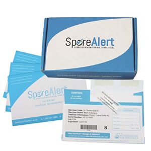 spore testing service - 12 mail in spore strips for autoclave - dental or tattoo