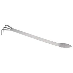 rake bonsai tool bonsai tweezers 2 in 1 stainless steel bonsai & gardening tool root rake + spatula