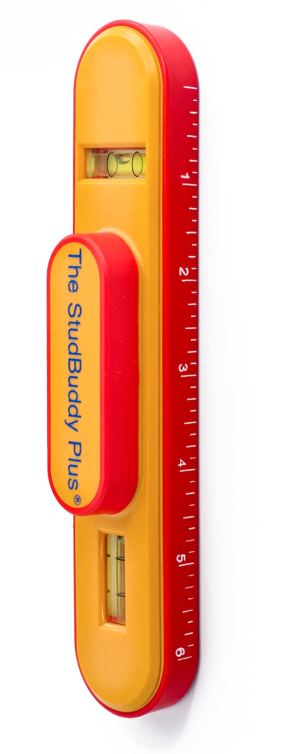 The StudBuddy Plus Magnetic Stud Finder and Level