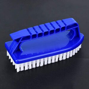 TOPINCN Swimming Pool Step Corner Brush Hand-held Door Window Tools with Fine Bristles Nonslip Handle