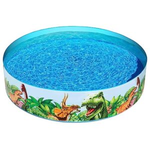 bestway bw55022-20 dinosaurous fill 'n fun kiddie paddling pool, 1.83 m x 38 cm one size,multicolor