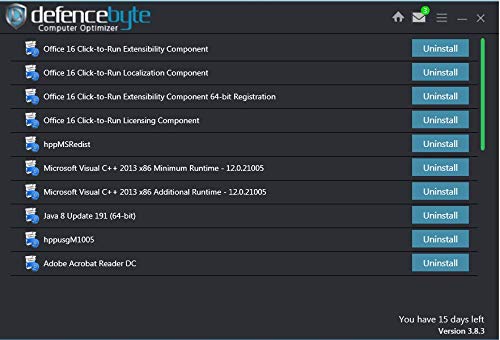 Defencebyte Computer Optimizer | Boost PC Speed | 1 Device | 1 Year Subscription | 2019 Ready | Activation code by Mail