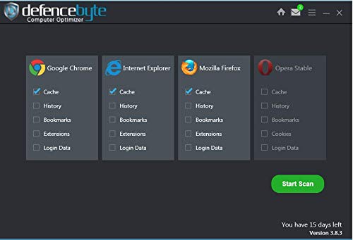 Defencebyte Computer Optimizer | Boost PC Speed | 1 Device | 1 Year Subscription | 2019 Ready | Activation code by Mail