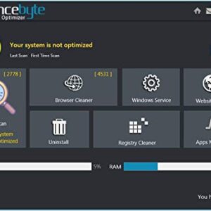 Defencebyte Computer Optimizer | Boost PC Speed | 1 Device | 1 Year Subscription | 2019 Ready | Activation code by Mail