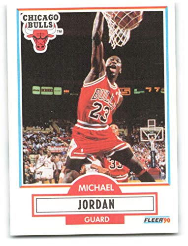 1990-91 Fleer #26 Michael Jordan NM-MT Chicago Bulls Officially Licensed NBA Basketball Trading Card