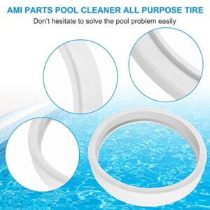 Fits for Polaris Tires 280, 360, 180, 380 Wheel Parts - Fits for Polaris Pool Cleaner All Purpose Tires C10 C-10 (6 Pack)