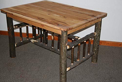 Rustic Hickory Dining Table