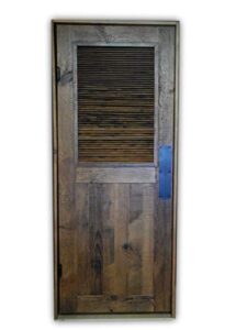 barnwood louver door