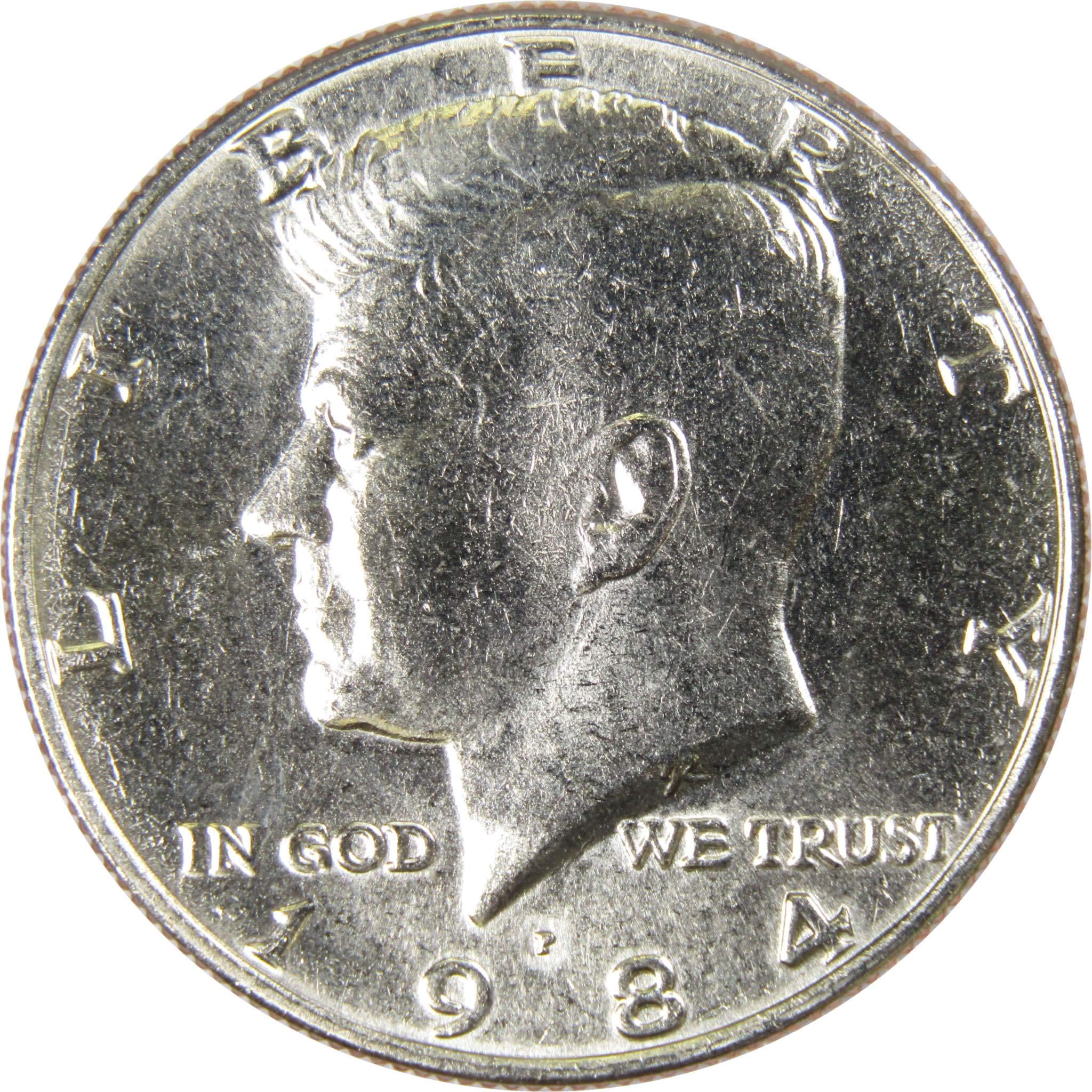 1984 P Kennedy Half Dollar BU Uncirculated Mint State 50c US Coin Collectible