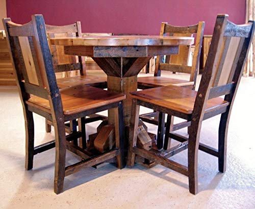 Round Barn Wood Dining Table