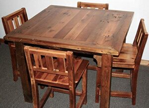 barn wood bar table