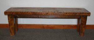 barnwood bench 1