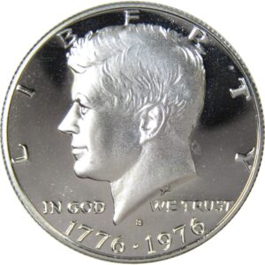 1976 s kennedy bicentennial half dollar choice proof 40% silver 50c us coin