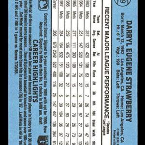 Baseball MLB 1988 Donruss #439 Darryl Strawberry NM-MT Mets