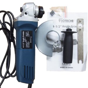 Hoteche 4-1/2" Electric Variable Speed Angle Grinder