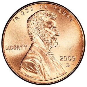 2009 P & D Satin Finish Formative Years Lincoln Bicentennial Cent Choice Uncirculated US Mint 2 Coin Set