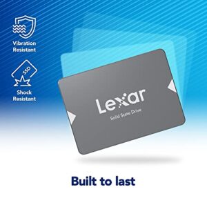 Lexar NS100 512GB 2.5” SATA III Internal SSD, Solid State Drive, Up to 550MB/s Read (LNS100-512RBNA)