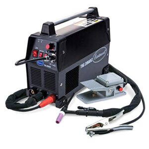 eastwood 200 amp dc tig welder machine for thin & heavy gauge steel | heavy duty multi purpose welding machine | perfect for tig welding and diy projects | 110/240v nema 6-50r plug